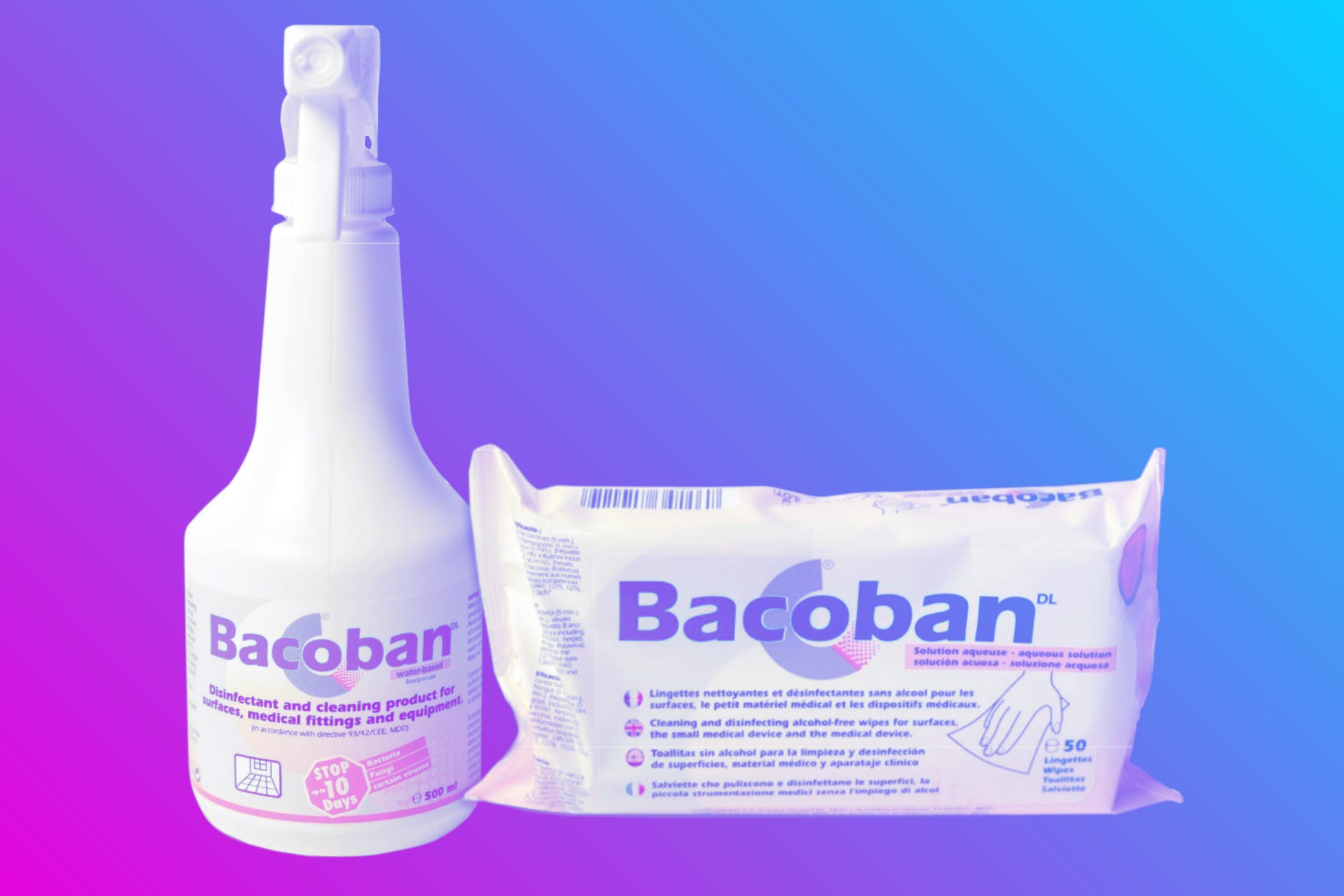 Bacoban® - Surface disinfectant with a difference – Work Mask
